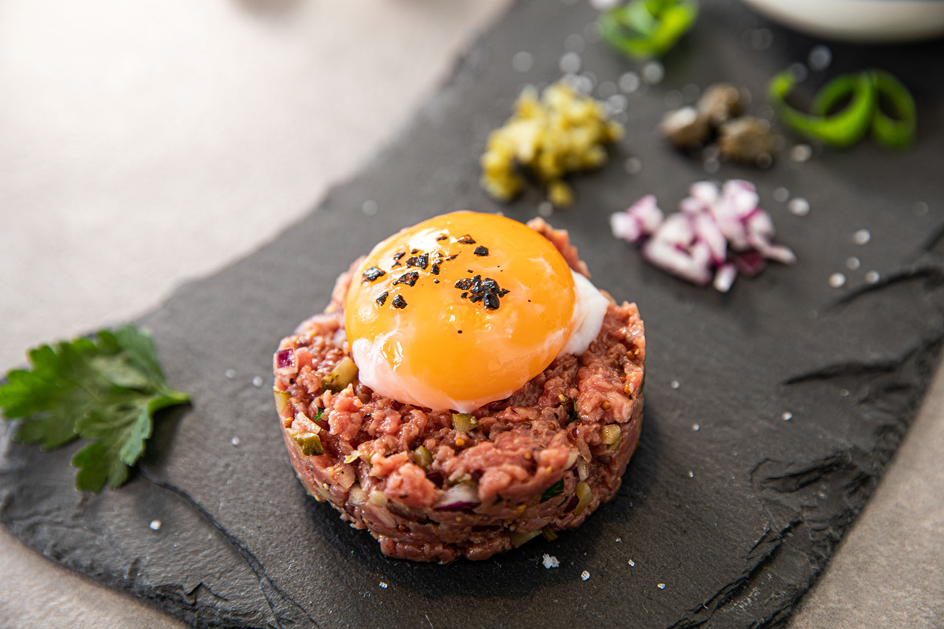 Classic Beef Tartare - with a twist - Nihon - the perfect egg – every time